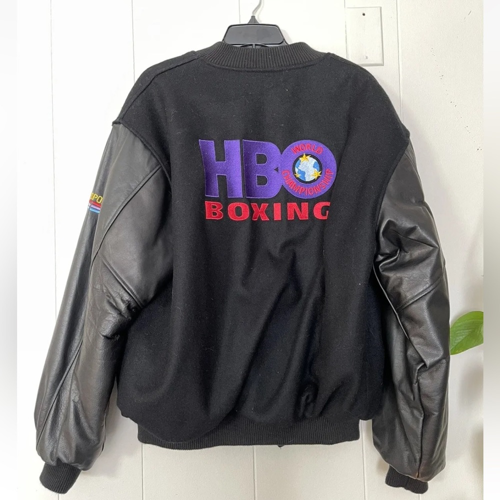 Rare Vintage Hbo Boxing Leather Star Gear Hbo Sport W… - Gem